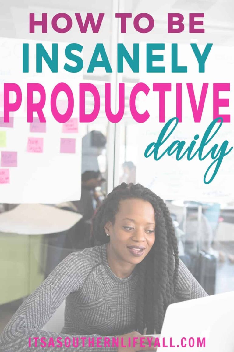 How To Time Block Your Day - It's a Southern Life Ya'll