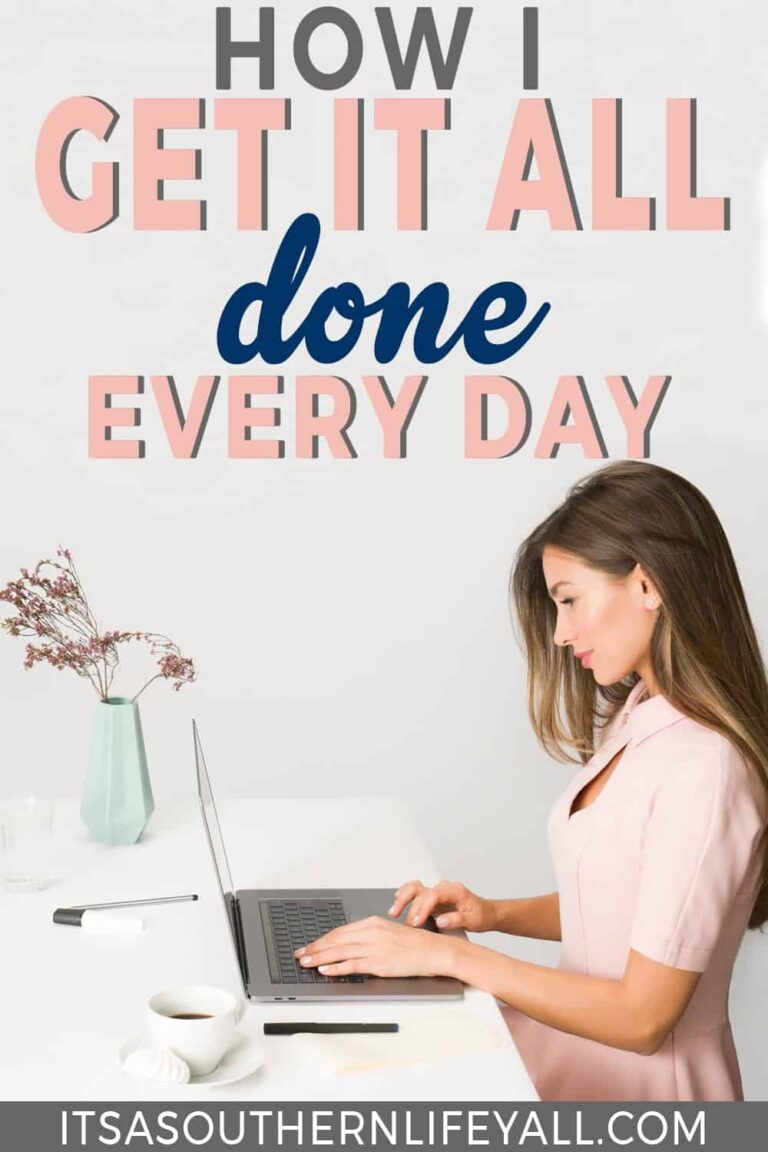 How to Plan Your Week - It's a Southern Life Y'all | Get It All Done