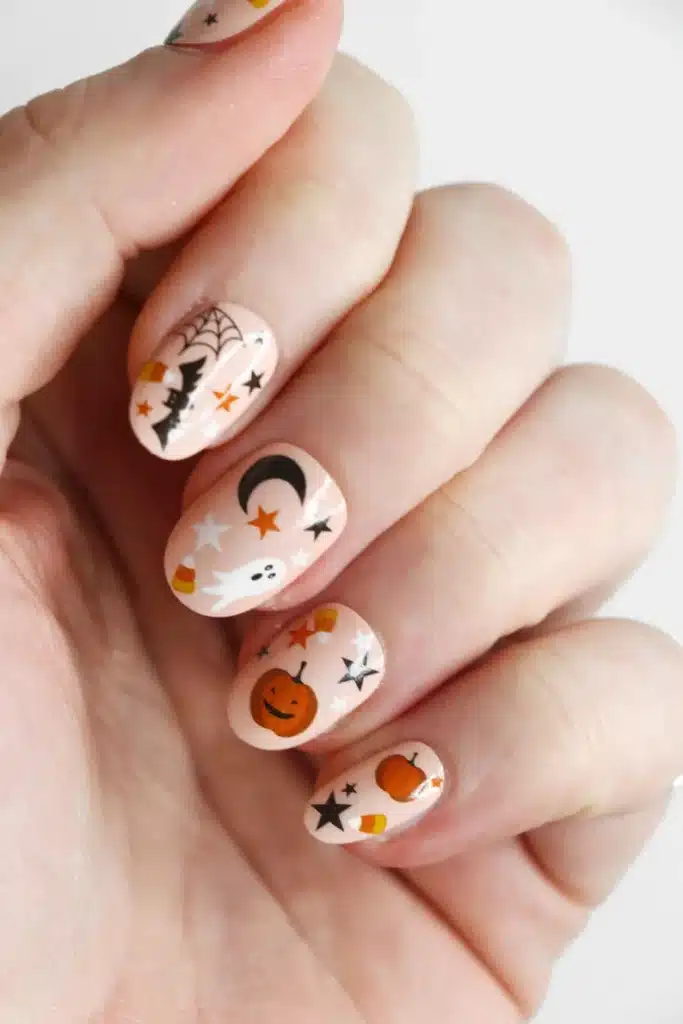 57+ Gorgeous Halloween Dip Nail Ideas 2025 - It's a Southern Life Ya'll