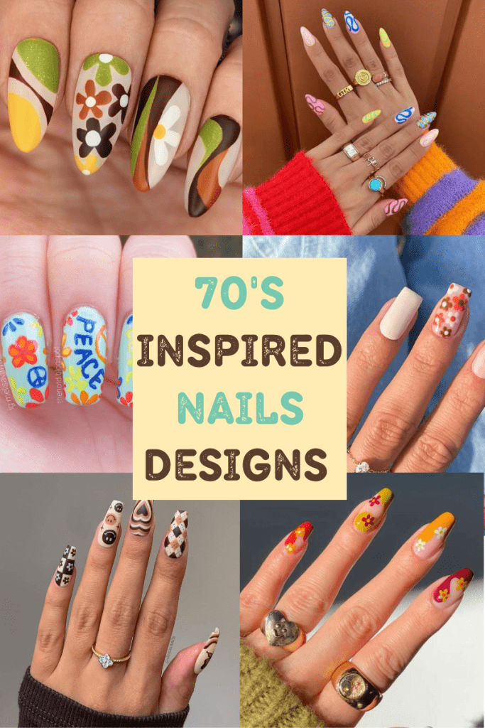 39 Ideas for Retro 70s Inspired Nails - It's a Southern Life Ya'll