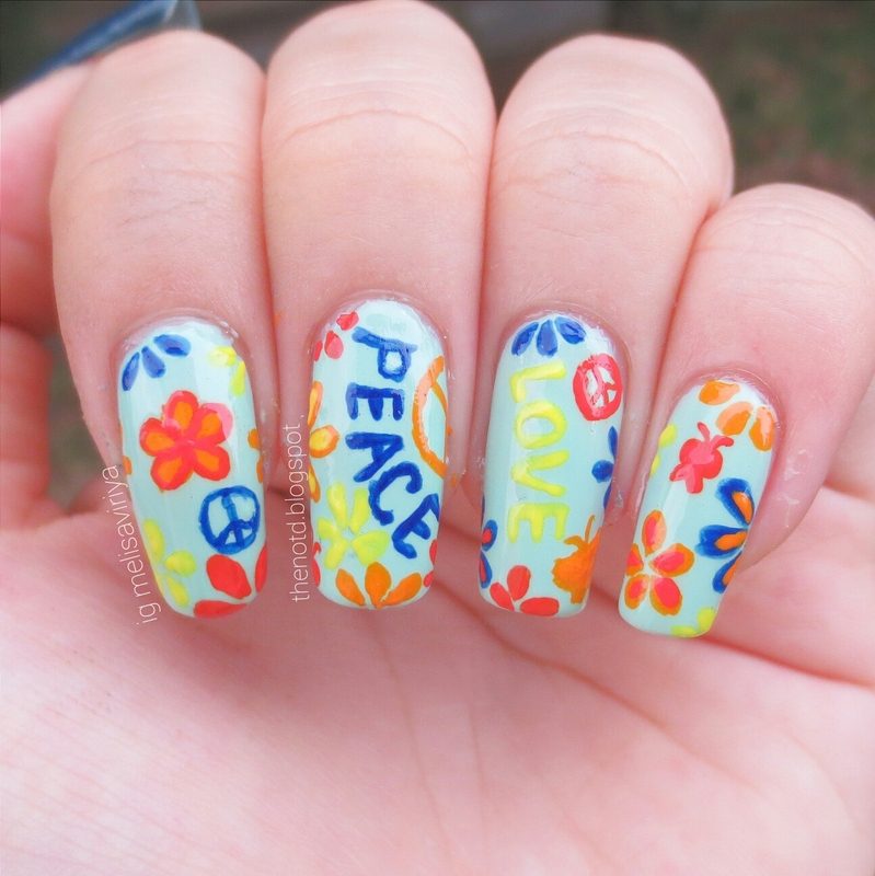 39 Ideas for Retro 70s Inspired Nails - It's a Southern Life Ya'll